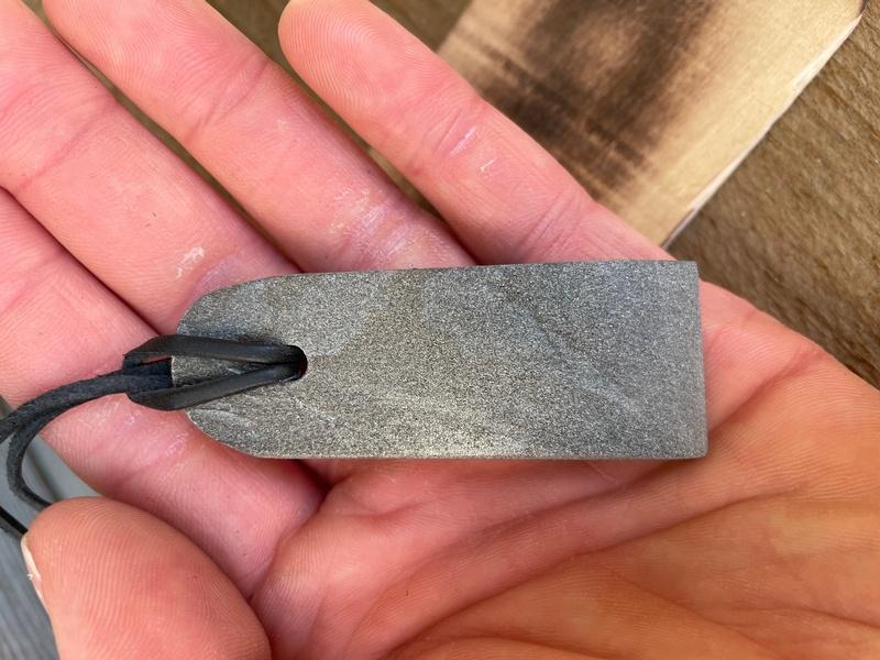 Finnish Ukko Pendant stone Narrow Wedge - Bushcraft Canada
